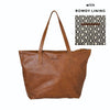 Tote Bag in Rich, Brown Cedar Leather | Leather Tote Bags | ROWDY BAGS
