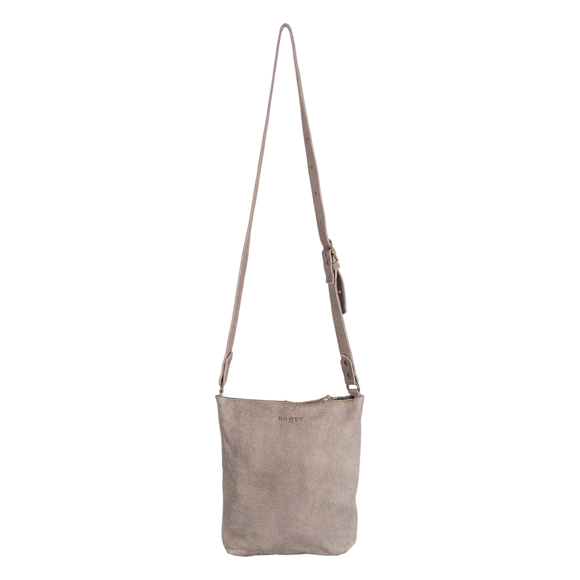 Sling Bag in our Grey-ish Taupe Boulder Leather | Slings | ROWDY