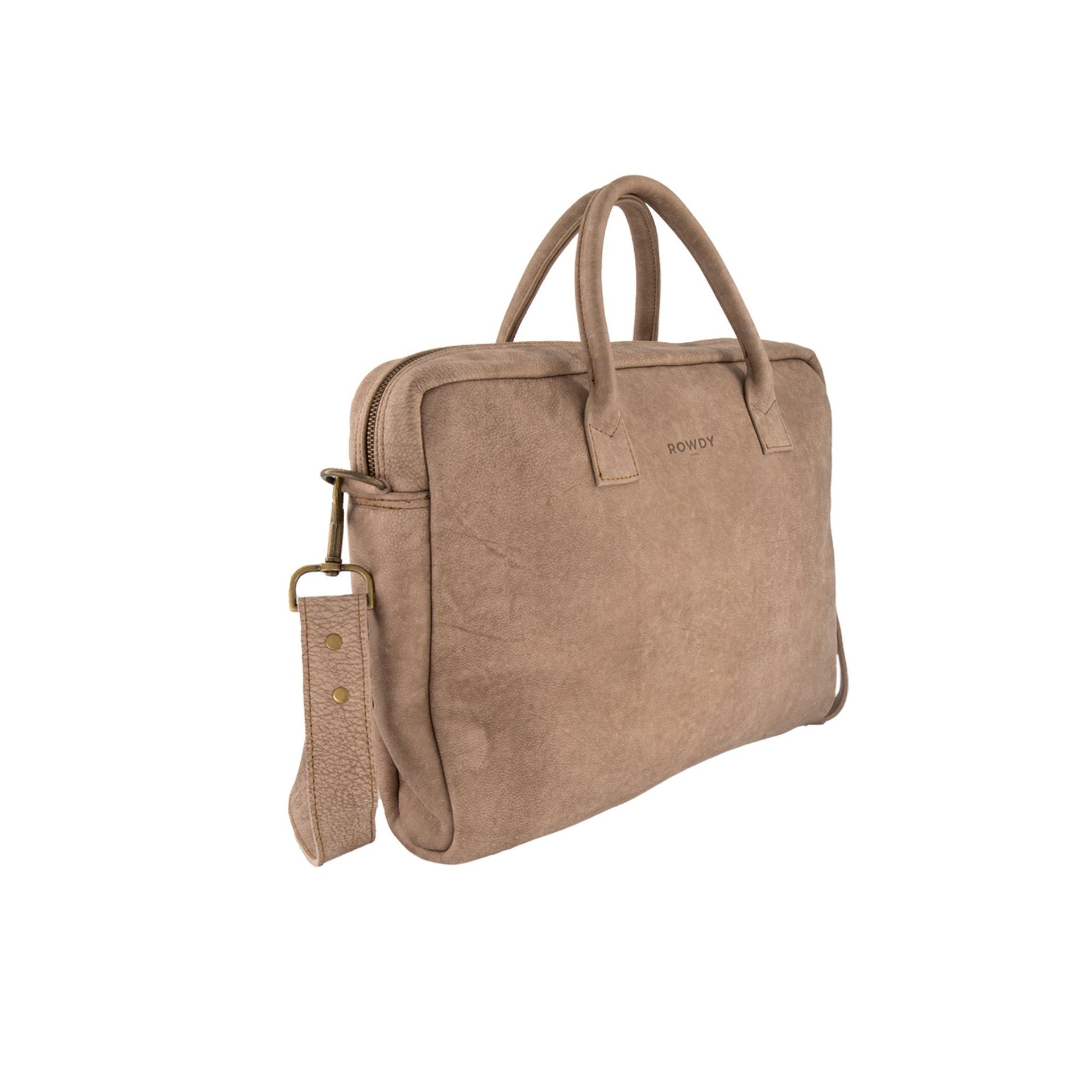 Laptop Bag in Boulder Leather | 15" Laptop Bags | ROWDY Laptop bags