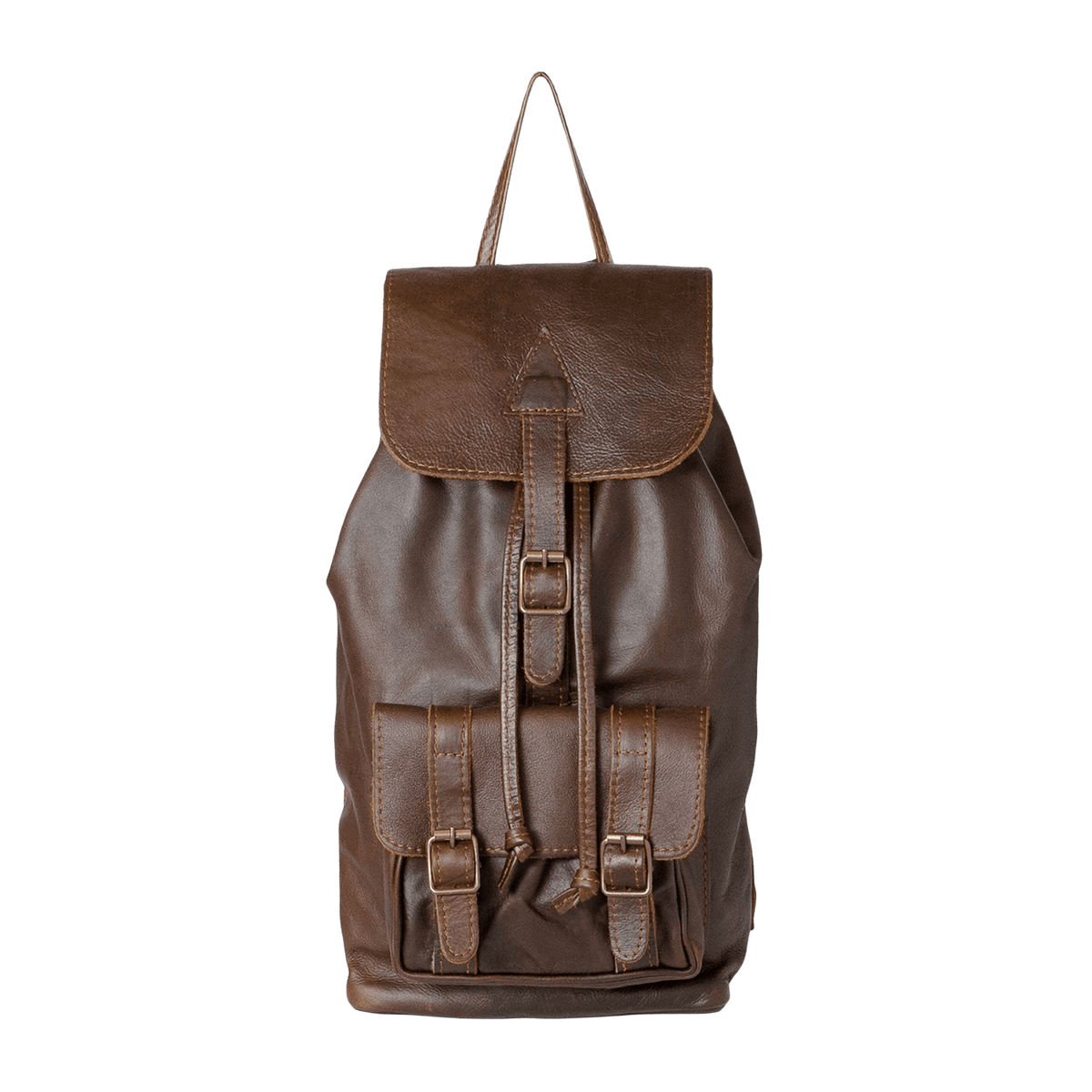 Rucksack in Rich-brown, Maple Leather | Leather Rucksacks | ROWDY BAGS