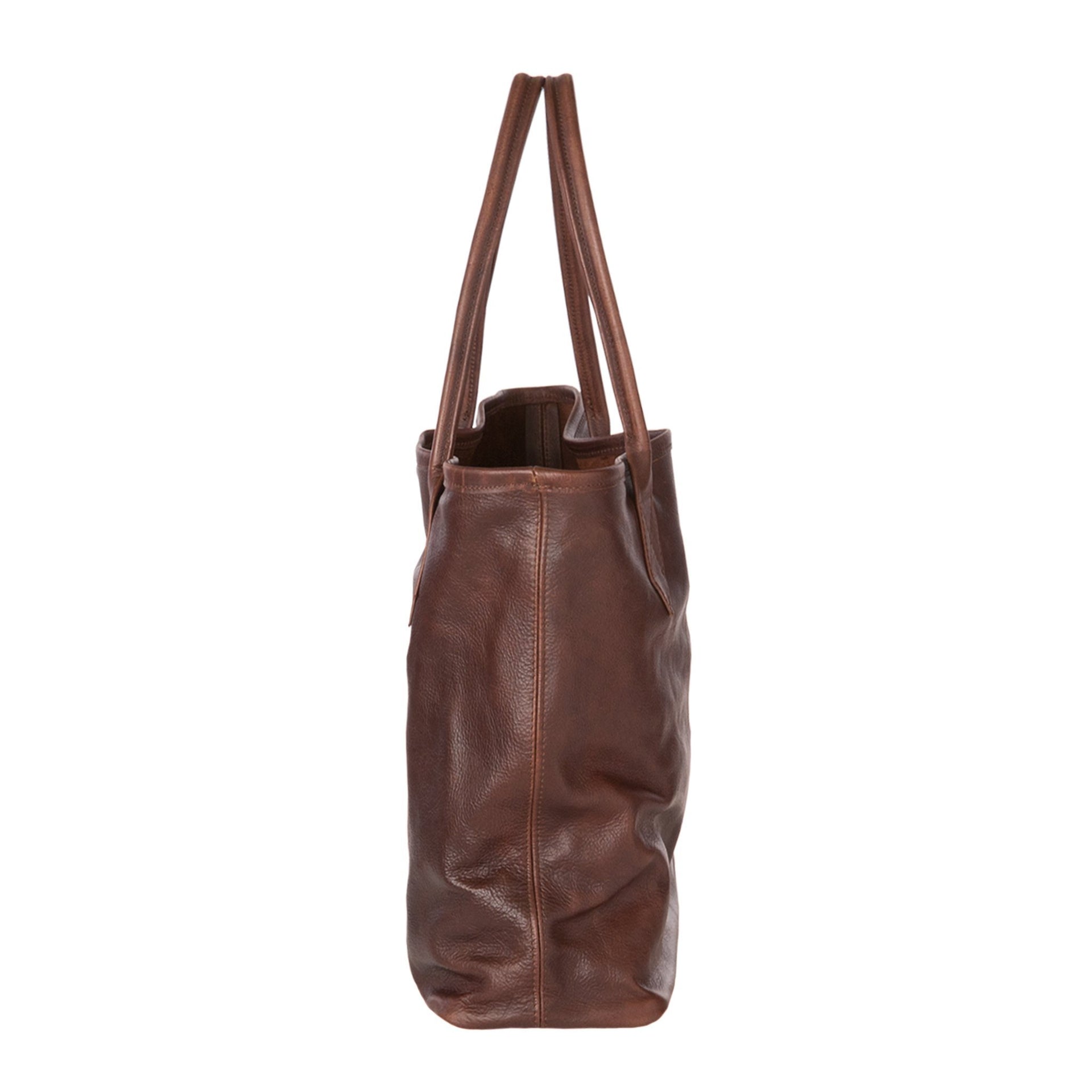 Shopper Bag in Russet Brown, Maple Leather | Leather Shoppers | ROWDY