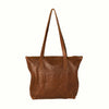 Tote Bag in Rich, Brown Cedar Leather | Leather Tote Bags | ROWDY BAGS